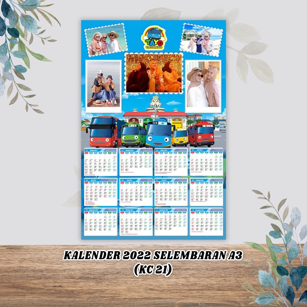 2022 Calendar / Custom Photo Calendar / Cute Wall Calendar | Shopee ...