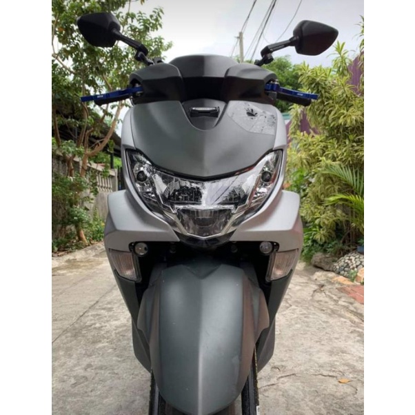 YAMAHA MIO GRAVIS MINI DRIVING LIGHT PURE 3MM STAINLESS BRACKET SOLD AS ...