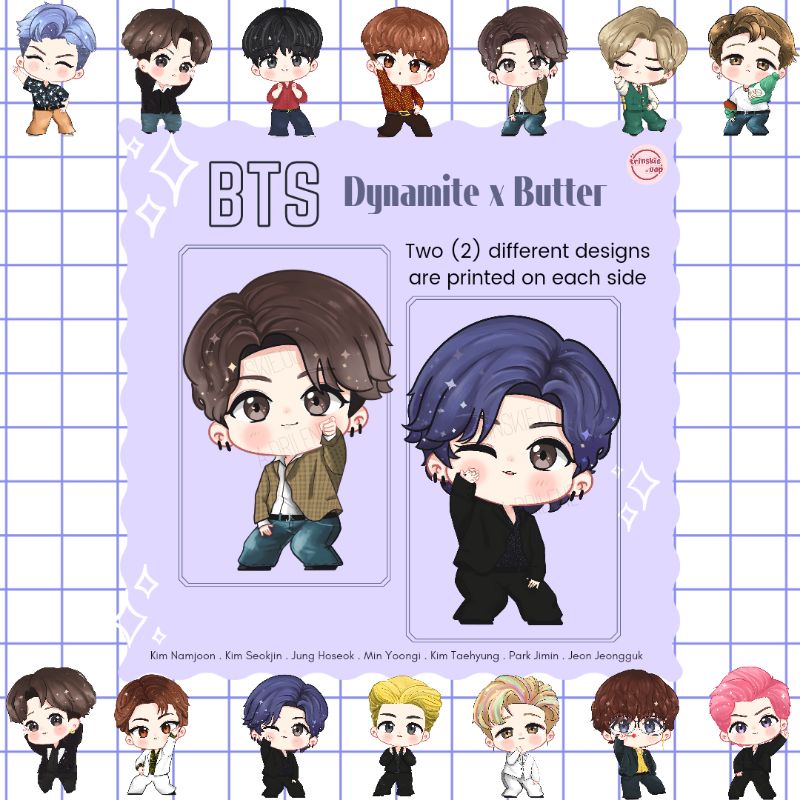 DYNAMITE & BUTTER BTS Chibi Plushie | PREMIUM PILLOWS | Shopee Philippines
