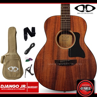 D&D Django Jr. Acoustic Guitar with Cherub GT-2 Pickup with Tuner FREE ...