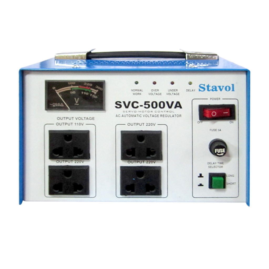 STAVOL AVR with Time Delay 500W ST-500VA | Shopee Philippines