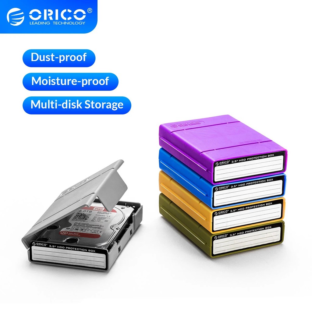 ORICO 3.5 Inch Protection Hard Drive Bag Portable Case For External SSD ...