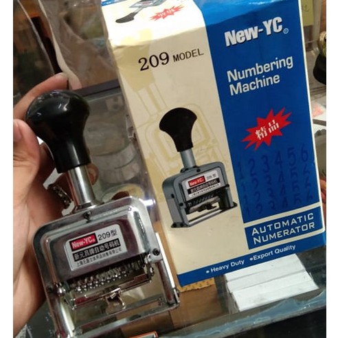 Great wall automatic numbering machine 9 digits heavy duty | Shopee ...