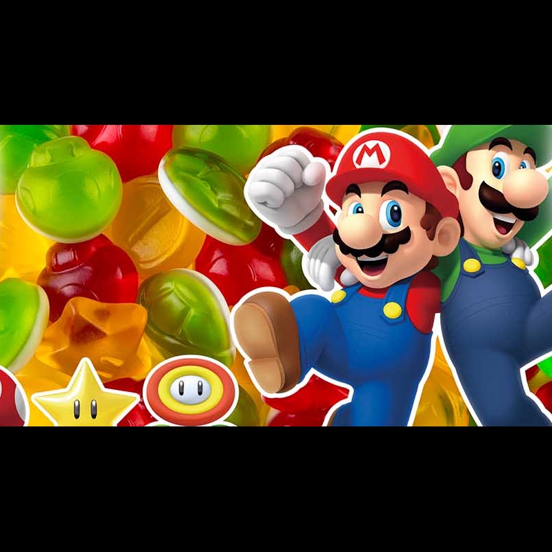 Super Mario Haribo gummy candies 175g limited edition super mario bros ...