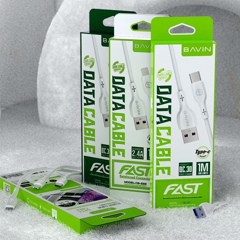 BAVIN CB222 Fast Charging Data Cable Durable Cable PVC Coated Wire For ...