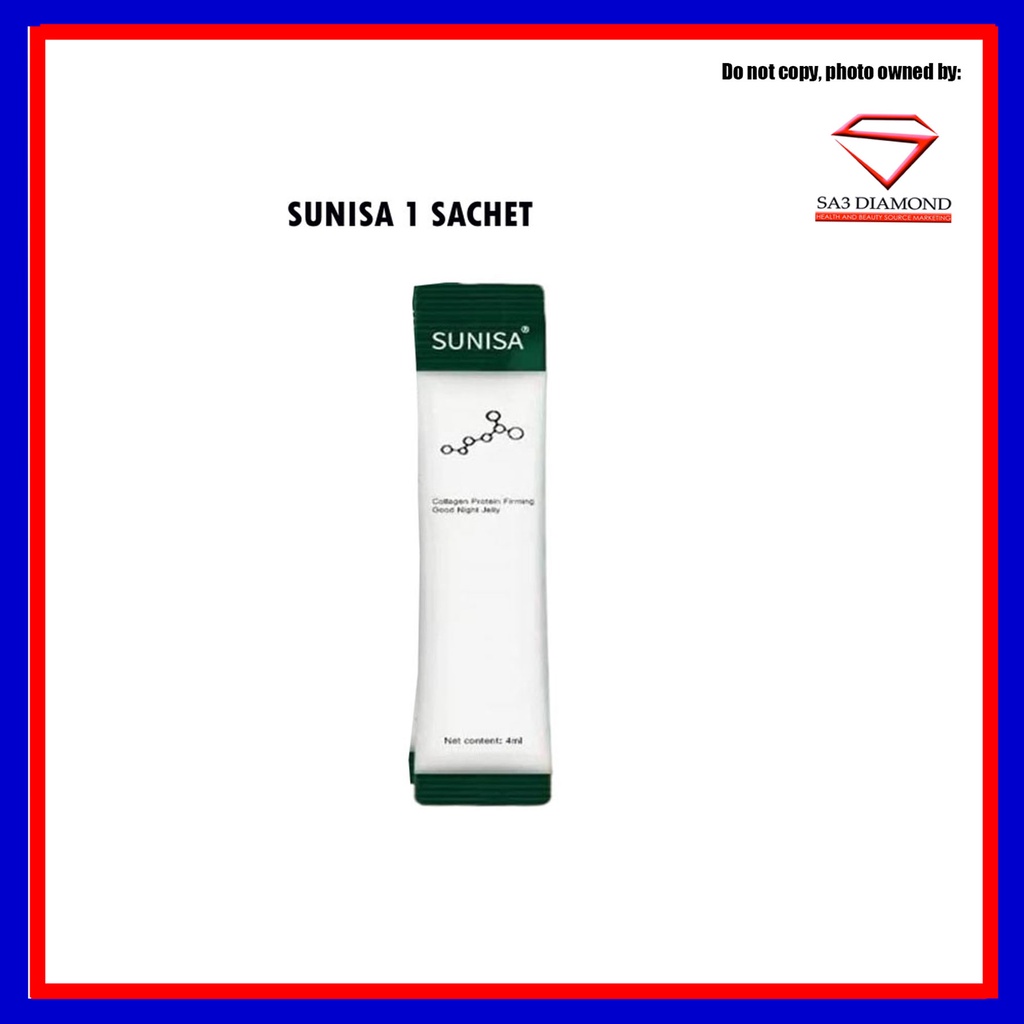 SUNISA 1 SACHET /aloe Vera & argan oil shampoo/ Kahamis serum + almond ...