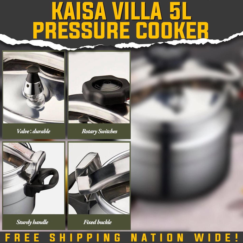 kaisa villa pressure cooker 5L 7L 11L 15L pressure cooker kitchen pressure cooker | Shopee ...