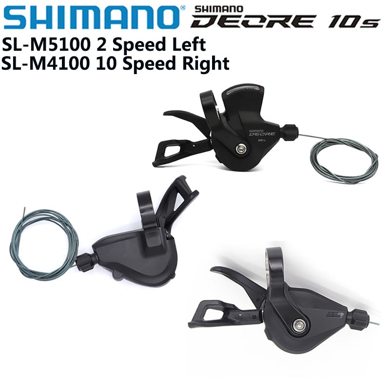 SHIMANO DEORE M4100 Right 10 Speed Shift Lever SL m5100 2 speed shifter ...