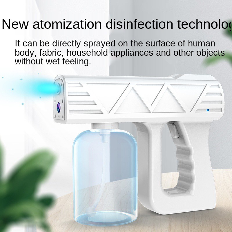 Nano Spray Gun Disinfecting Machine Wireless Atomized Disinfection Gun ...