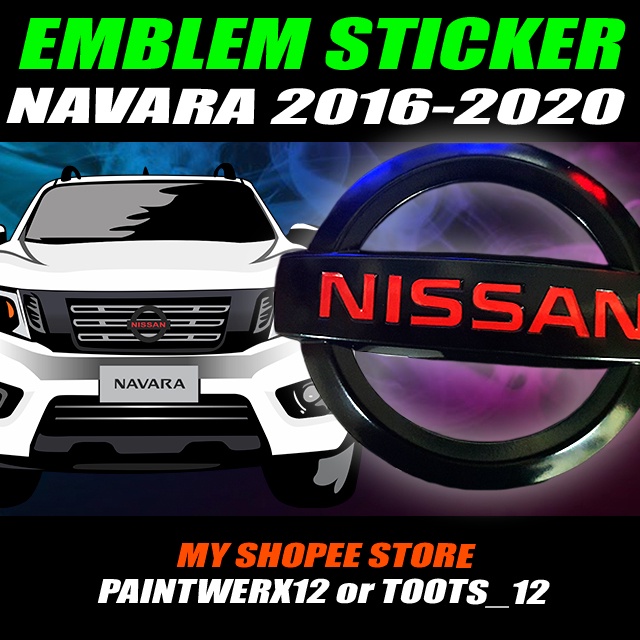 OLD NISSAN NAVARA EMBLEM STICKER | Shopee Philippines