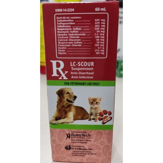 LC SCOUR SUSPENSION ANTI DIARRHEAL AND ANTI INFECTIVE FOR CATS AND DOGS ...