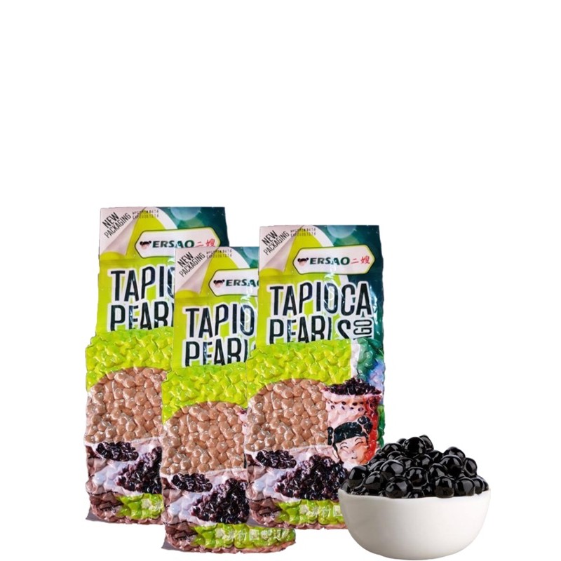 Ersao 1kg black tapioca pearl | Shopee Philippines