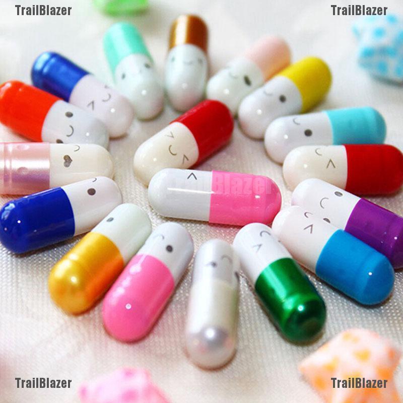 COD 50 Pcs Message in a Bottle Capsule Letter Cute Love Friendship Half ...