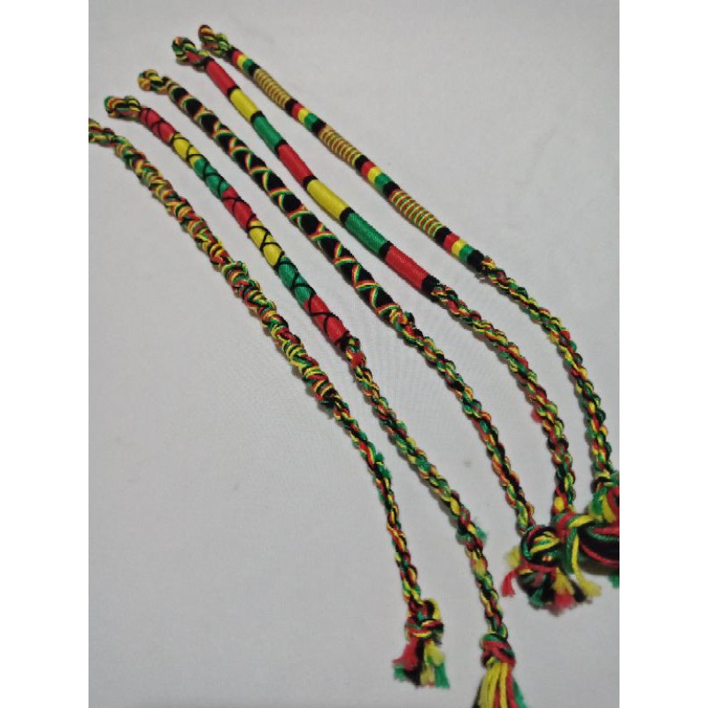 Rasta Macrame Anklet/Bracelet(THICK) | Shopee Philippines