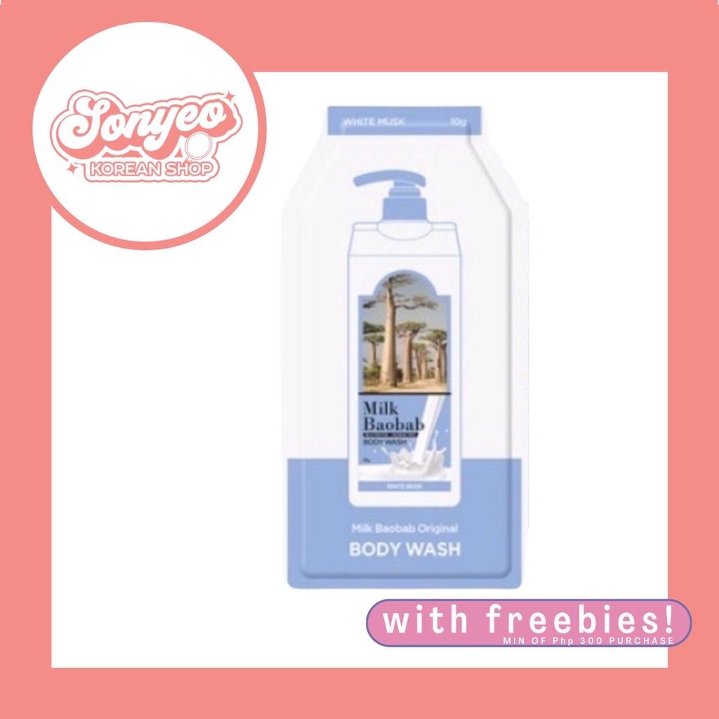 Milk Baobab Original Body Wash Sachet 10g | Shopee Philippines