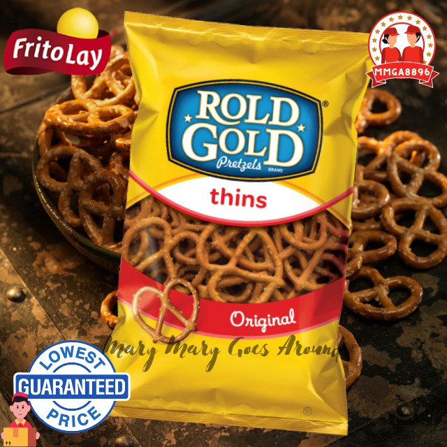 Rold Gold Original Thins Pretzels Biscuits Big PRODUCT OF USA Frito Lay ...