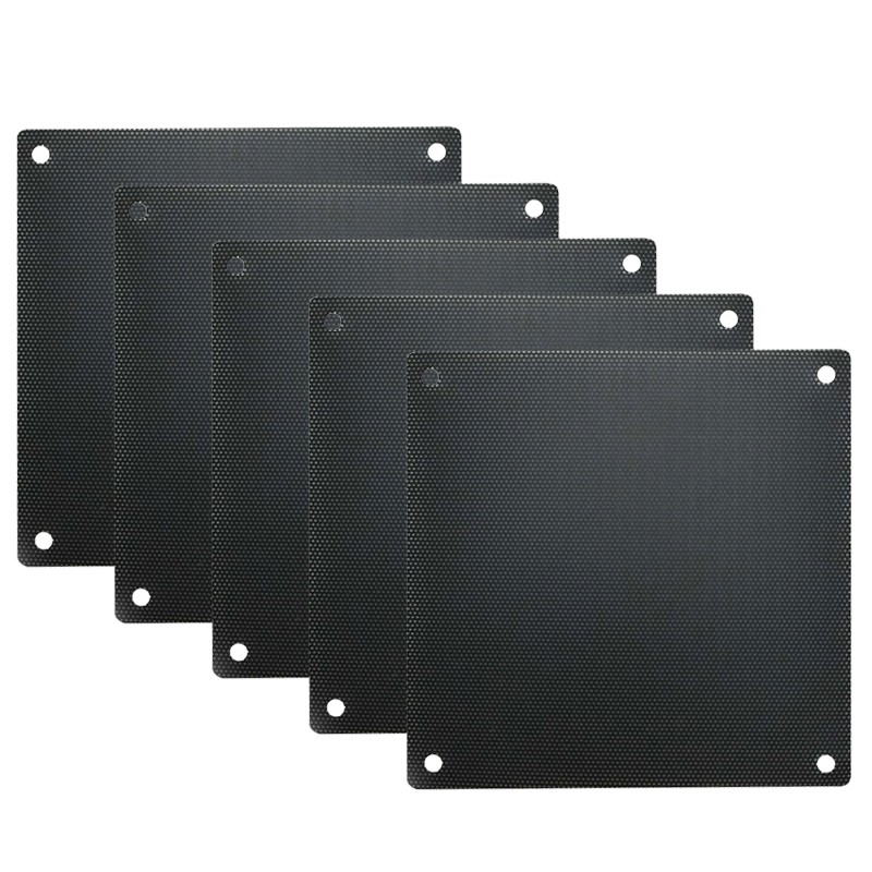 5pcs/lot 12cm 14cm Computer Mesh PVC PC Fan Dust Filter Dustproof Case ...