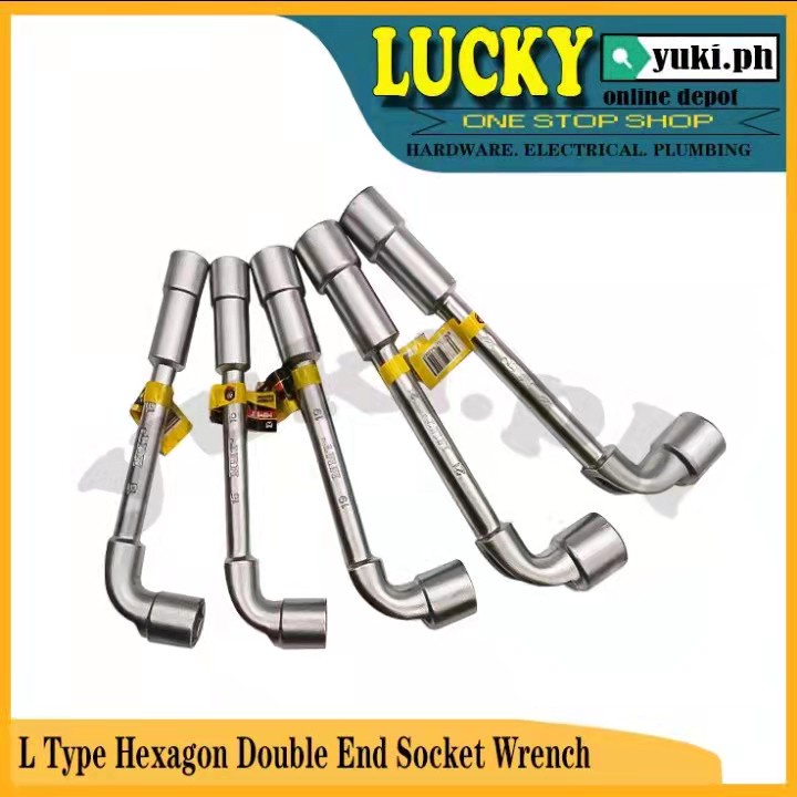 MMT L-TYPE HEXAGON DOUBLE END SOCKET WRENCH(13MM/15MM/16MM/19MM/21MM ...