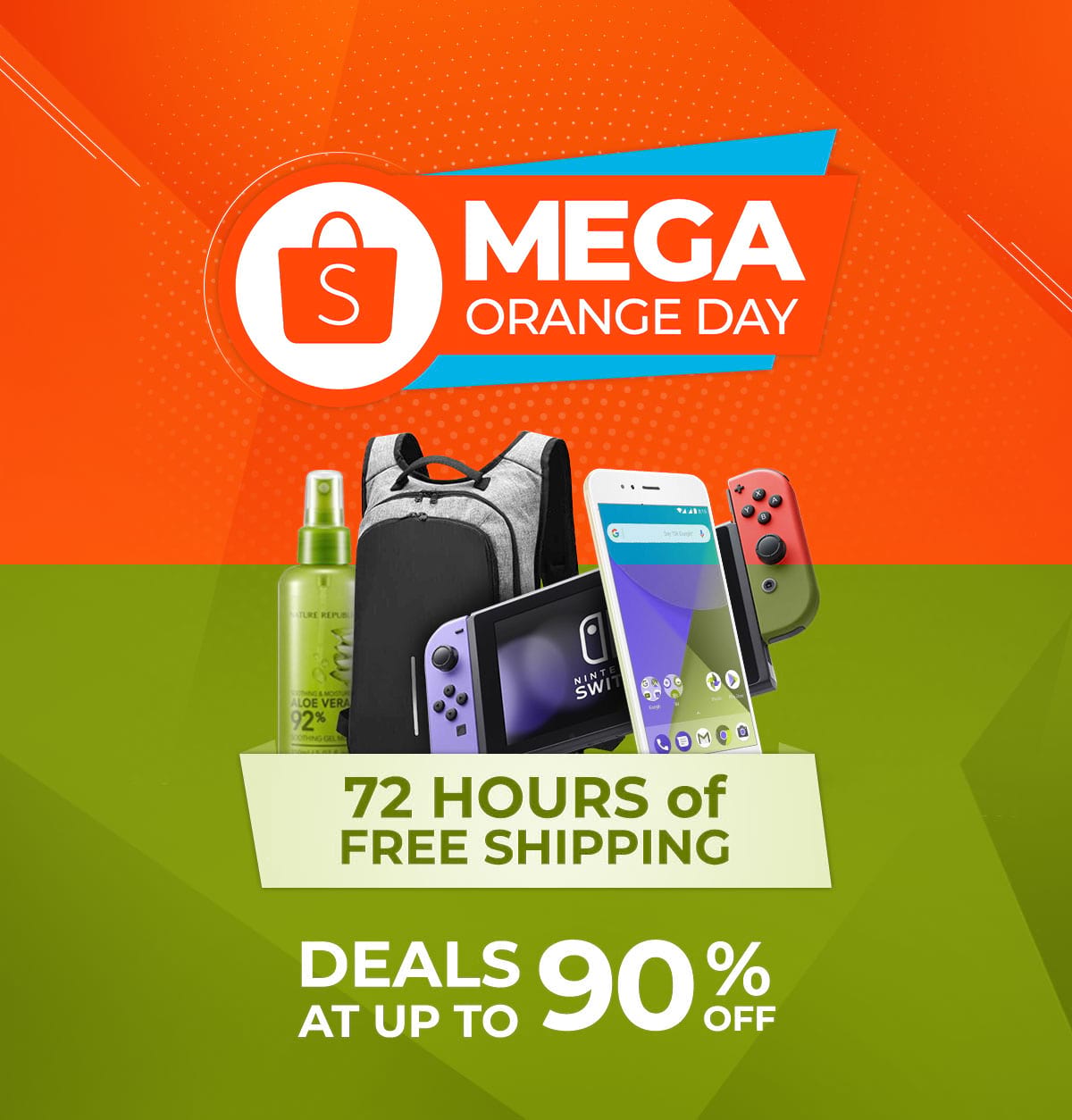 Mega Orange Day | Shopee PH