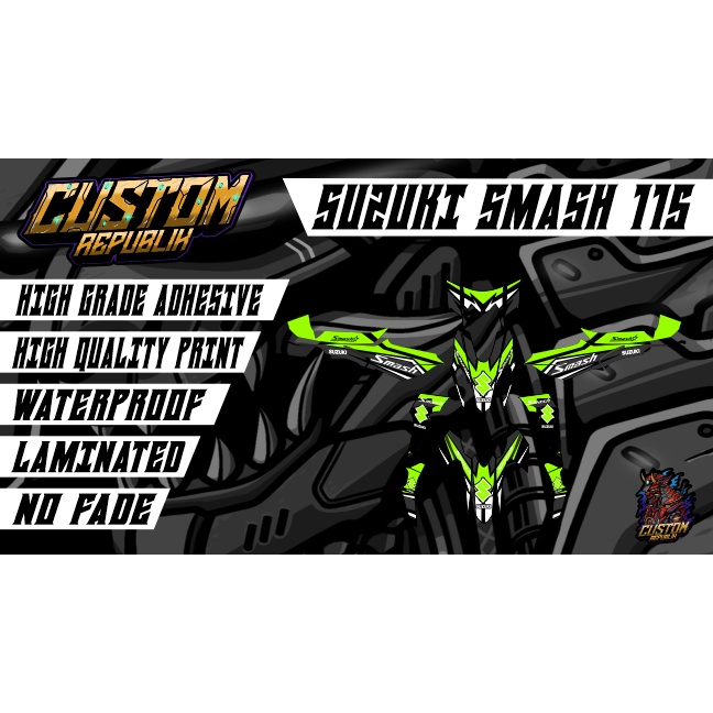 Suzuki Smash 115 Stripe Decals Set | Shopee Philippines