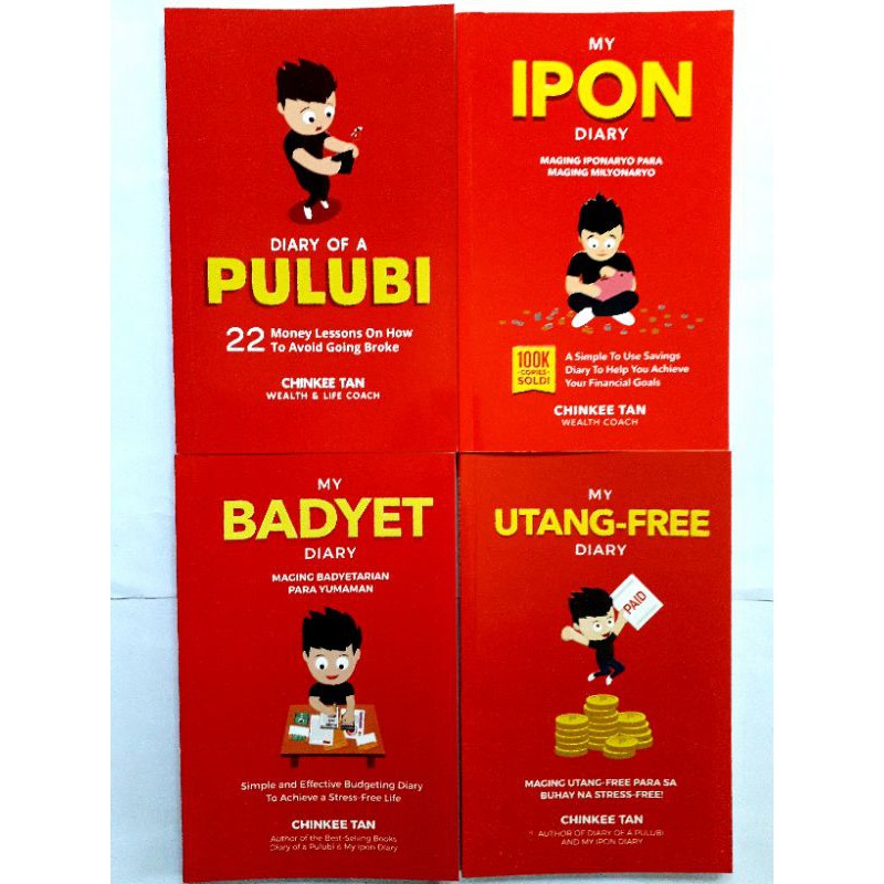 4n1 Bundle My Ipon Pulubi Badyet and Utang-Free Diaries Chinkee Book Self-Help Financial Book ...
