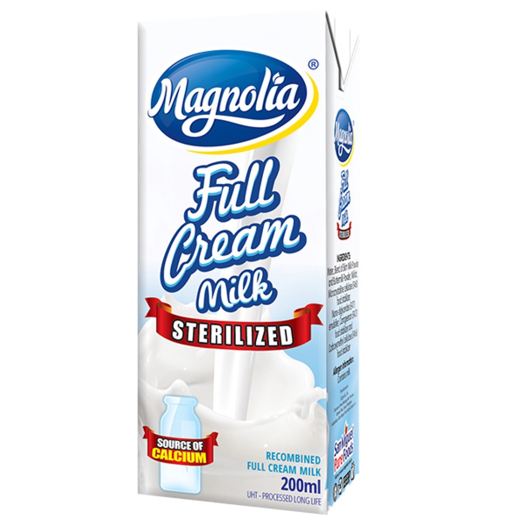 Magnolia Full Cream Milk 200Ml | Shopee Philippines