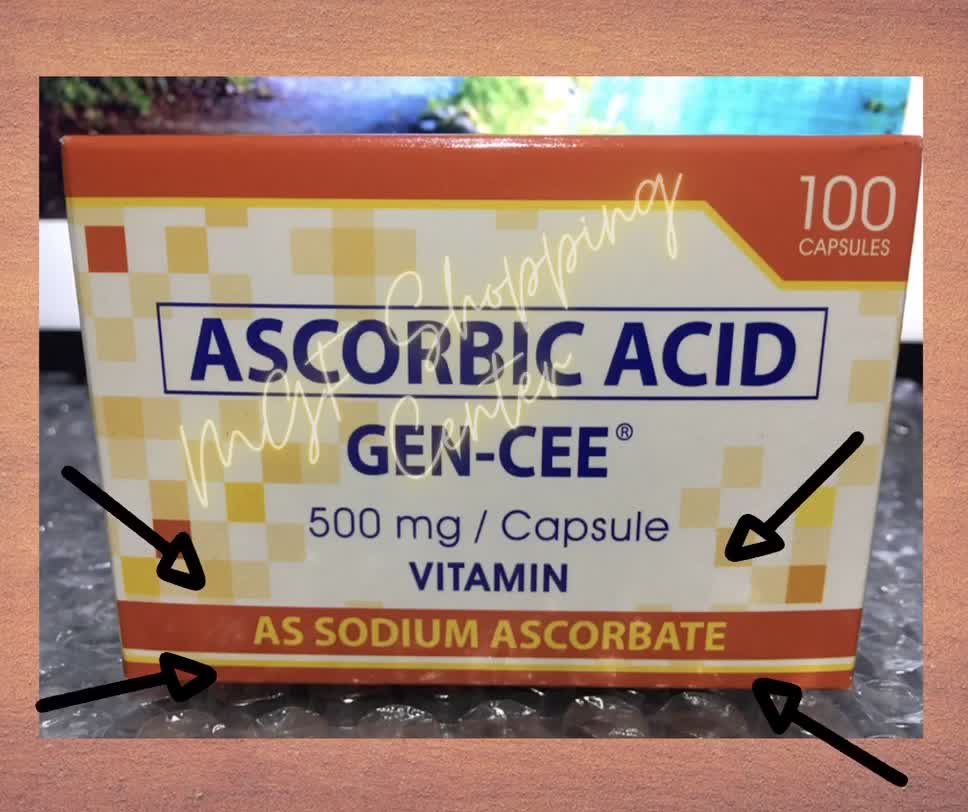 Gen-cee Vitamin C (562.50mg) 100 Capsules | Shopee Philippines
