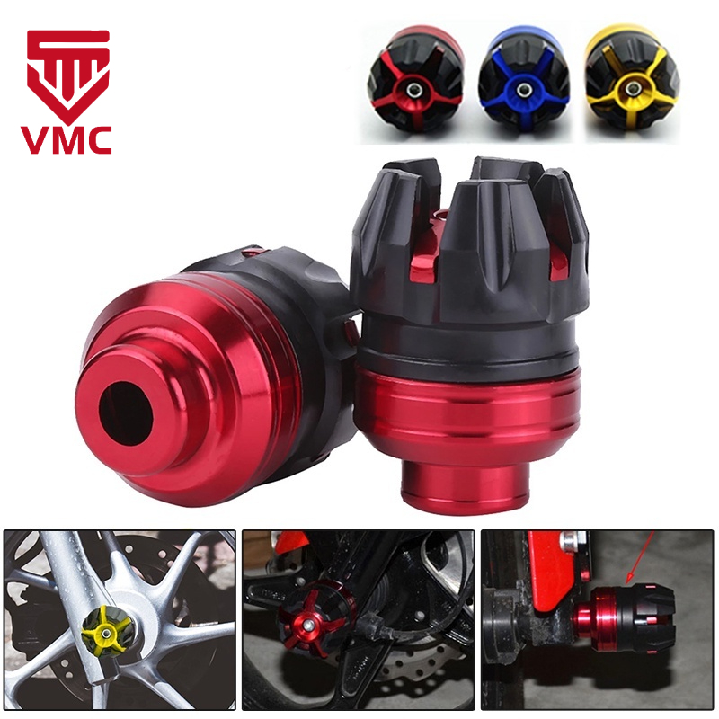 VMC Motorcycle Axle Cap Front Shock Nut Cap Universal 1 Pair Nut Cover ...