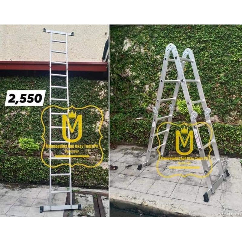HEAVY DUTY FOLDING LADDER | Shopee Philippines