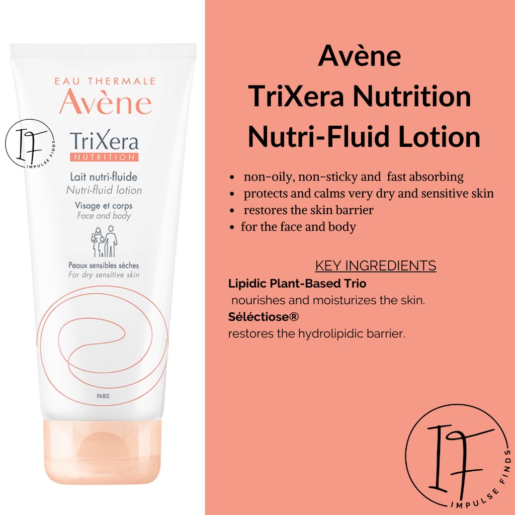 Avene Trixera Nutri Fluid Lotion 200ml | Shopee Philippines