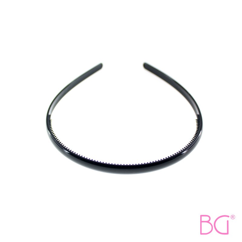BROADWAY GEMS Black Glossy 0.8cm Headband Plain (4002) (GHB20) | Shopee ...