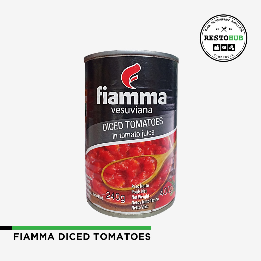 FIAMMA VESUVIANA Whole Peeled Tomatoes in Tomato Juice 400 g.