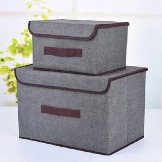 2 in 1 Foldable Storage Box Organizer | Shopee Philippines