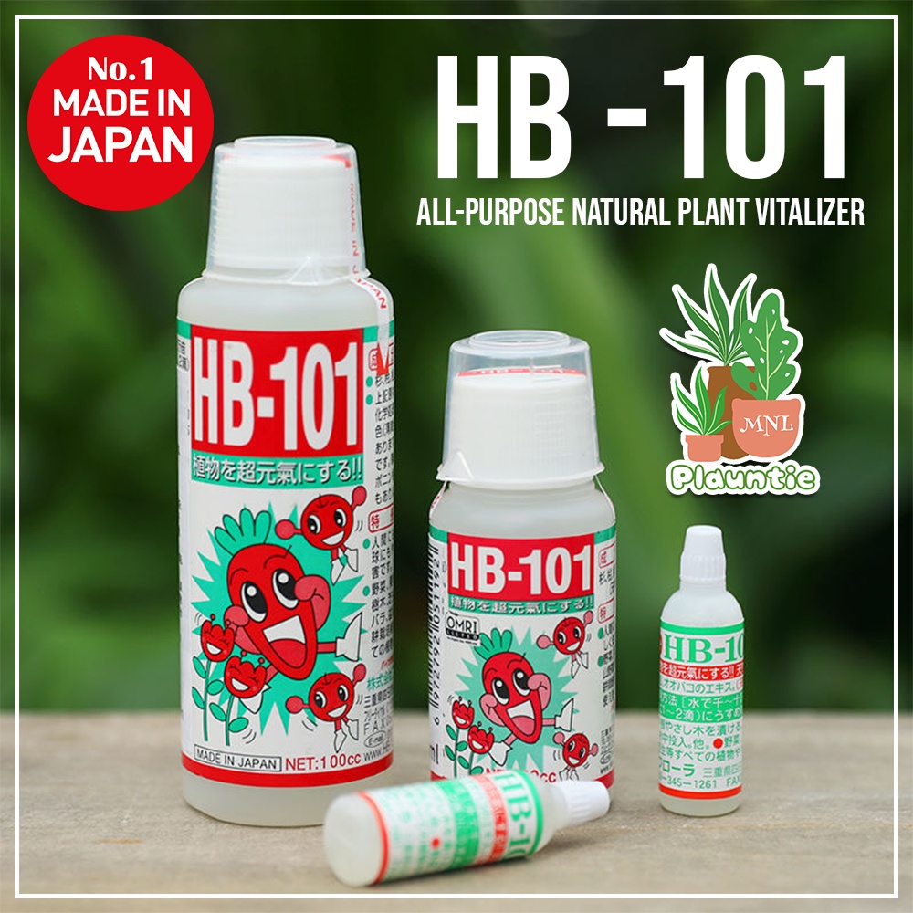 HB-101 hb101 Plant Vitalizer Liquid 6ml, 50ml (Organic, Made in Japan) | Shopee Philippines