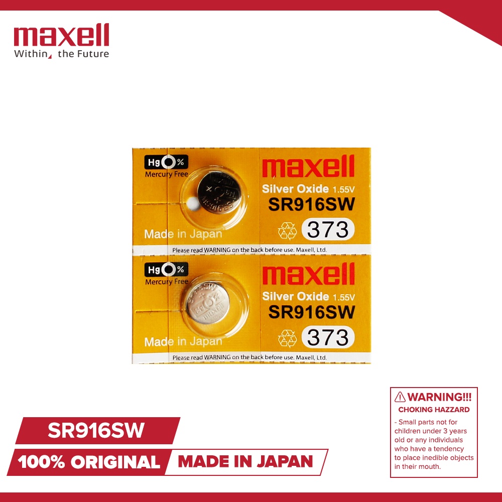 SR916SW 373 Original Maxell Silver Oxide Battery 1.55V (1PIECE ...