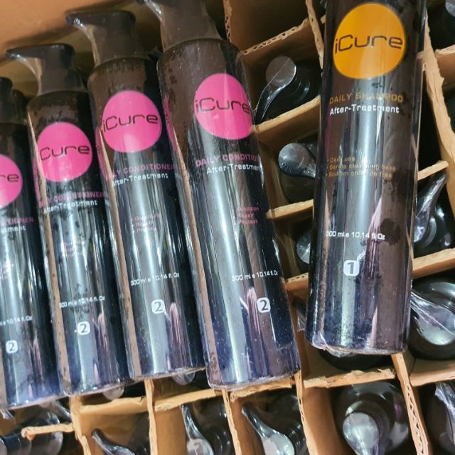 ICURE keratin shampoo and conditioner Maintenance 300ml (sold ...