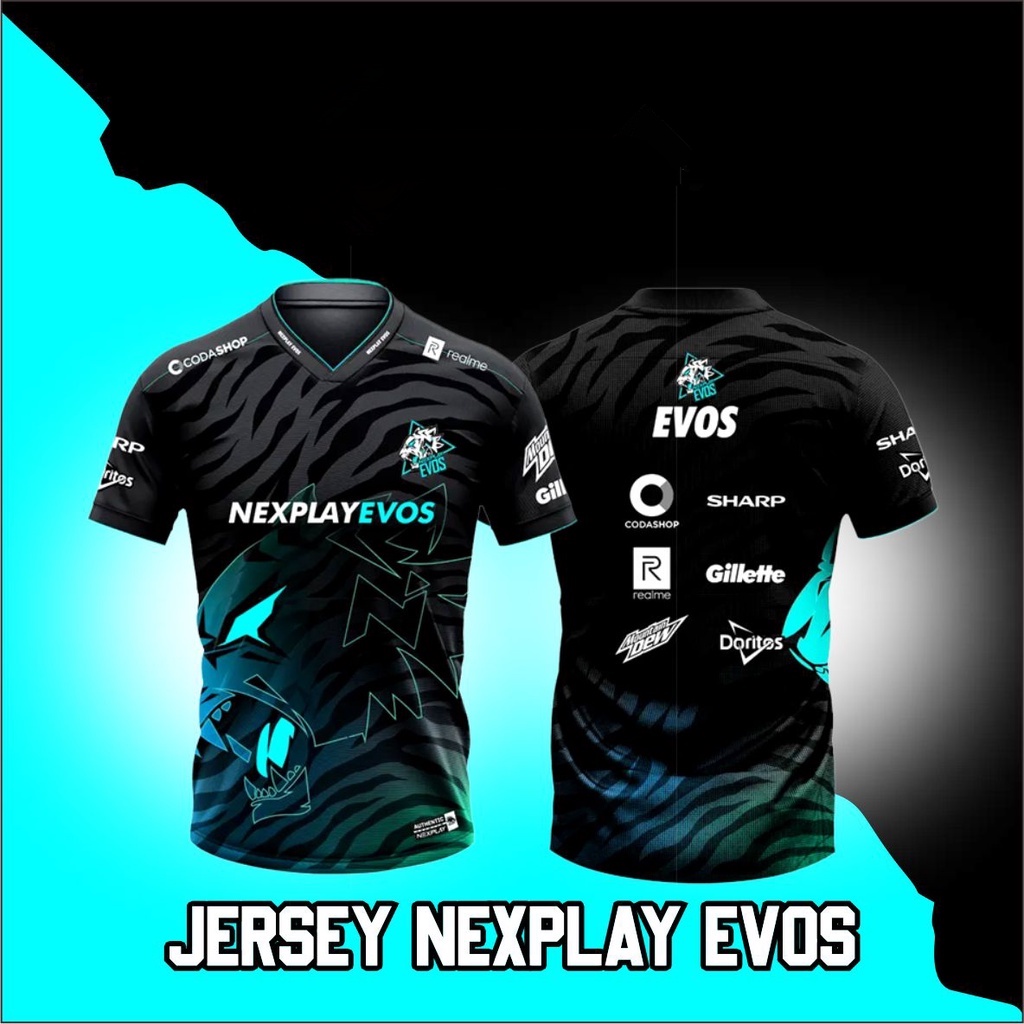 T Shirt Nexplay Evos Design Dri fit Full Sublimation Jersey | Shopee ...
