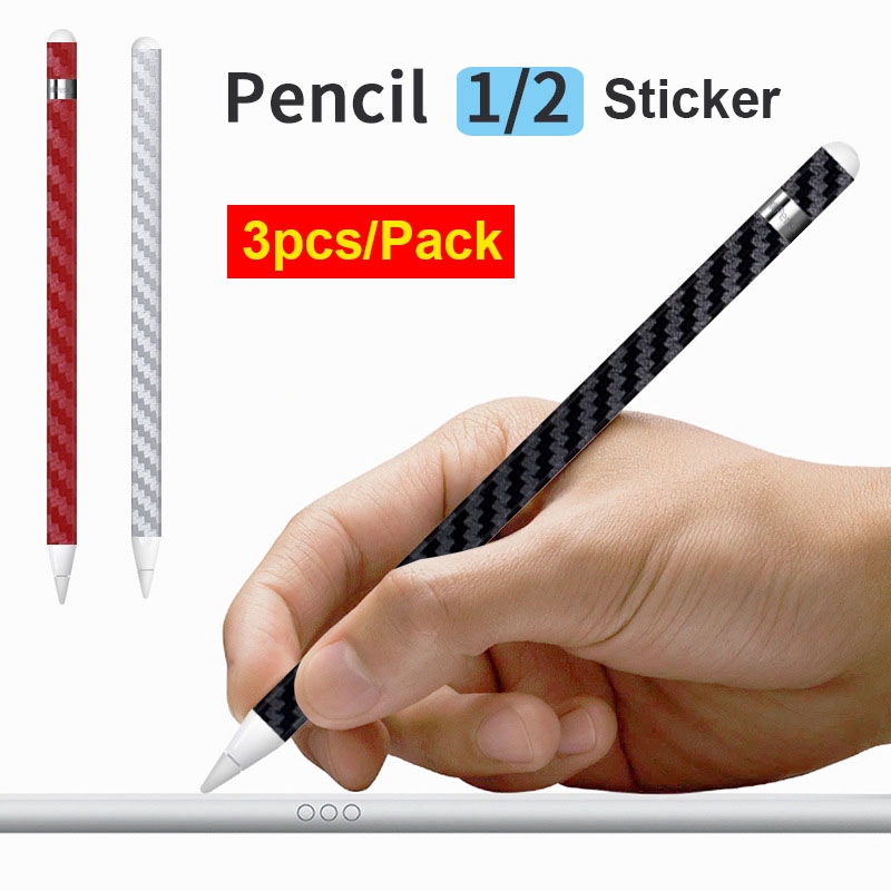 Compatible for Pencil 1 2 Protective Stickers Decal Skin Carbon Fiber ...