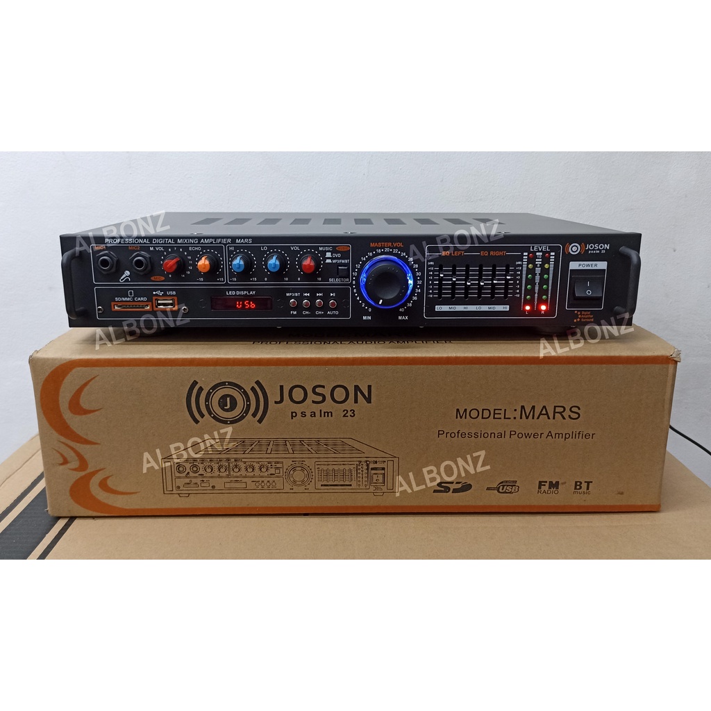 600Watts Joson Mars Professional Power Amplifier with Equalizer/FM/USB ...