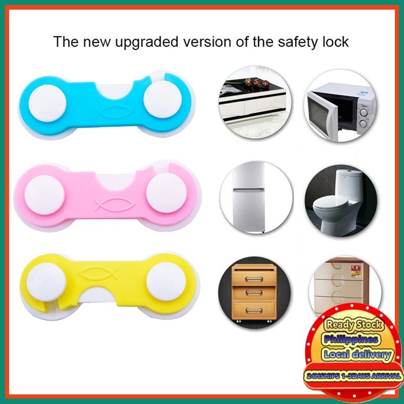 Baby Safety Lock Kids Protect Wardrobe Cabinet Lock Home Door Drawer ...
