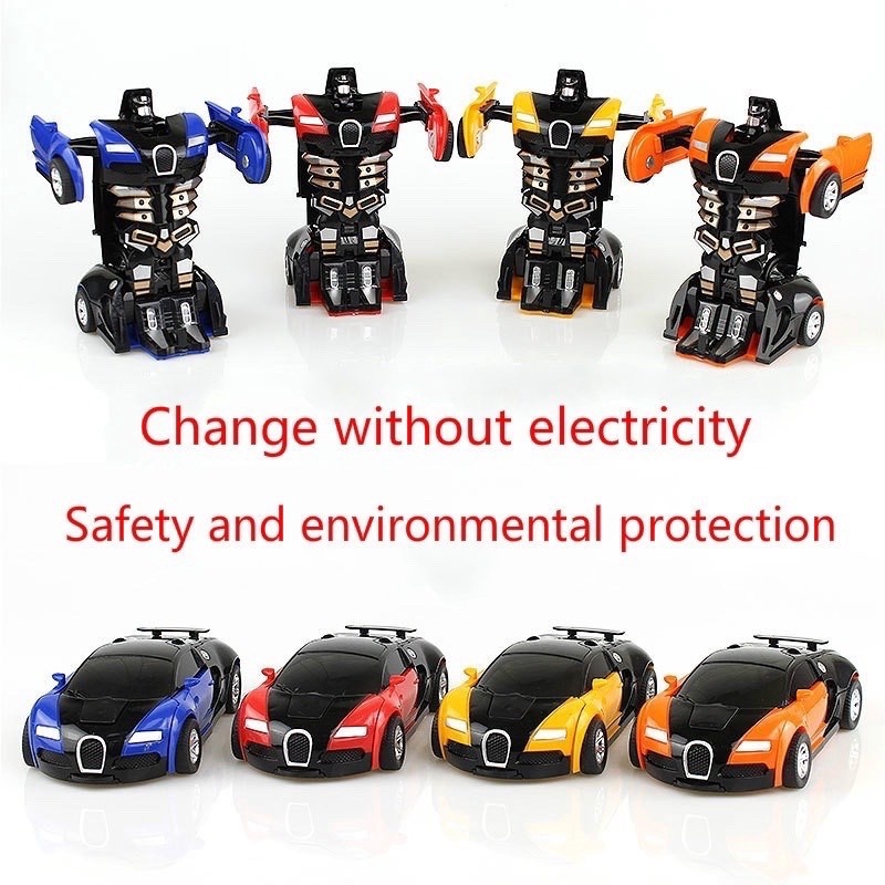 children transformers boy toy transformers car robot police car ...