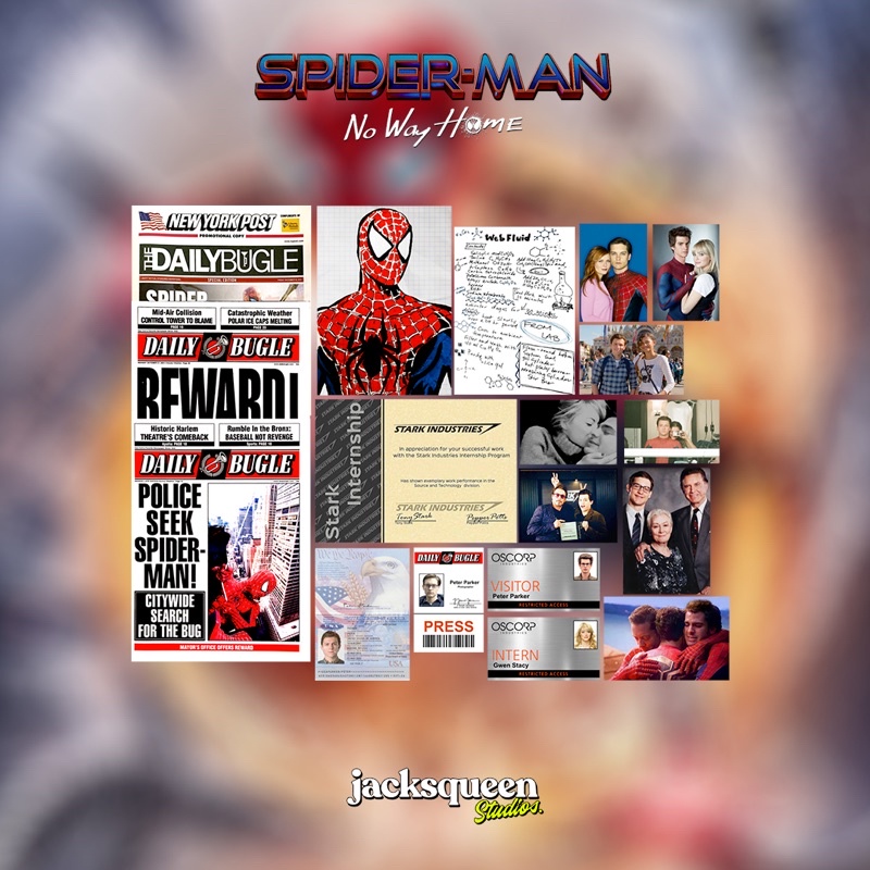 Spider-Man ver 1 (Customized Stark Internship Certificate) + ID ...