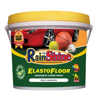 Rain or Shine ElastoFloor Waterbased Concrete Floor Paint Gallon Size/4 ...