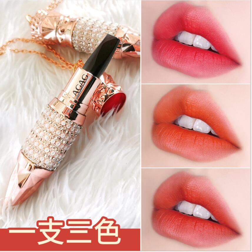 AGAG Make Up Queen Scepter 3 Color In 1 Lipstick Soft Long Lasting ...