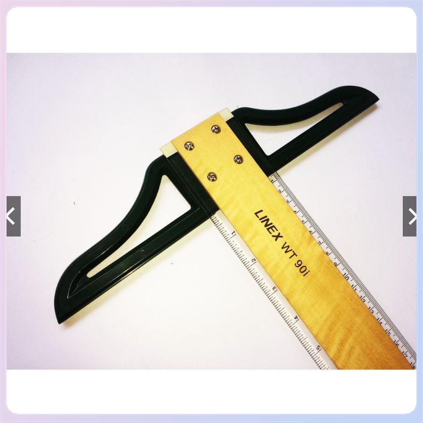 Linex T-Square With Detachable Head Acrylic/Wooden 24 Inches And 36 ...