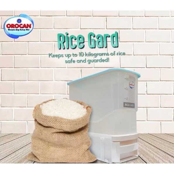FALCON Orocan Rice Gard Rice Storage Rice Dispenser 10 kg | Shopee ...
