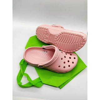 Crocs classic clogs light pink for woman with ecobag | Shopee Philippines