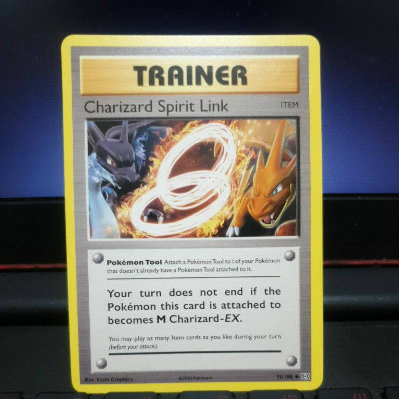 Charizard Spirit Link - 75/108 - UncommonXY: Evolutions | Shopee ...