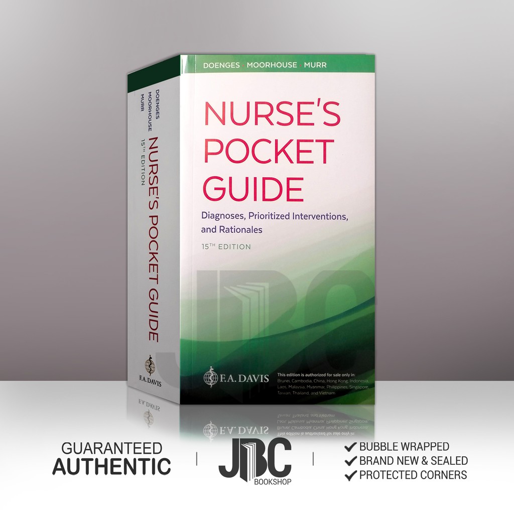 Nurse's Pocket Guide 15th Edition by Doenges, Moorhouse, and Murr ...