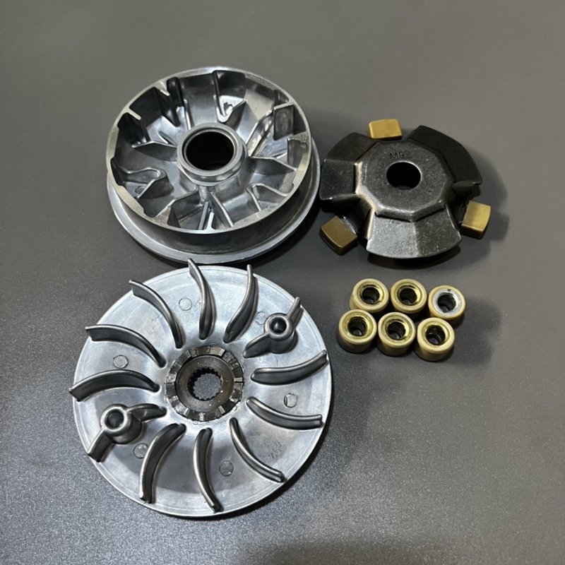 pulley and drive face set rusi rfi175 with fly ball set | Shopee ...